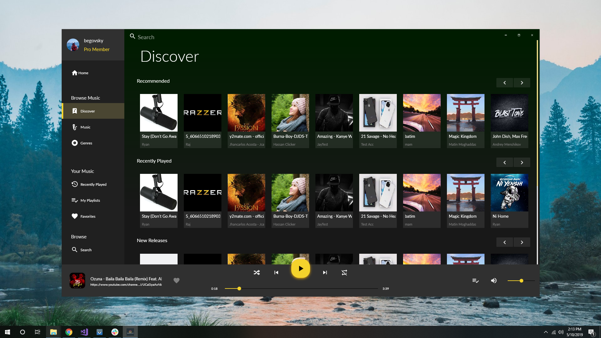 DeepSound Desktop - A Windows Sound & Music Sharing Platform Application