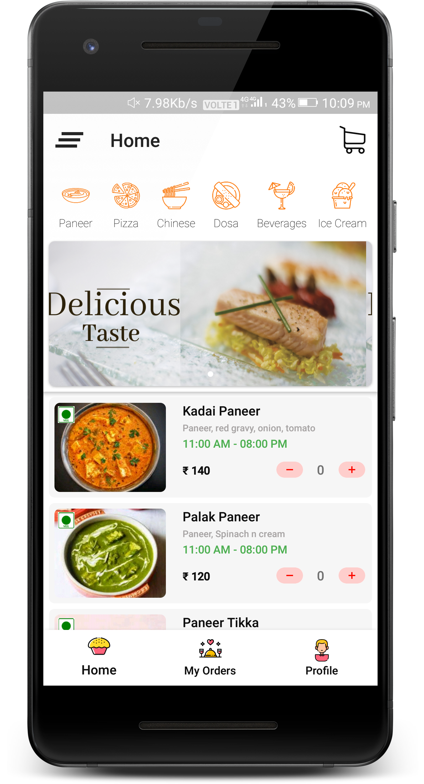 food cart is a food delivery android application it helps you to find ...